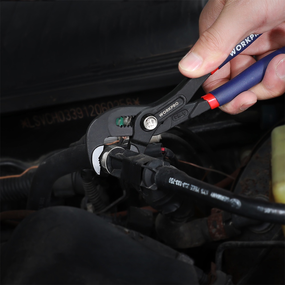 Workpro 7 "10" Pliers, Combination Pliers, Pipe Grip Pliers, Extension ...