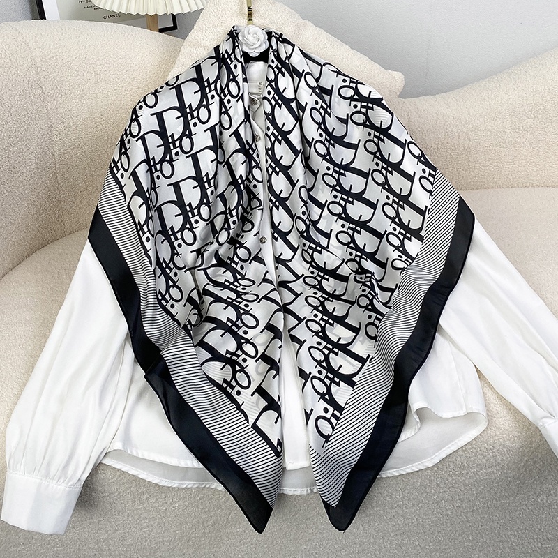 LISA Fashion Scarf Square Scarf Musilim Bawal Printed Scarf women Lady ...