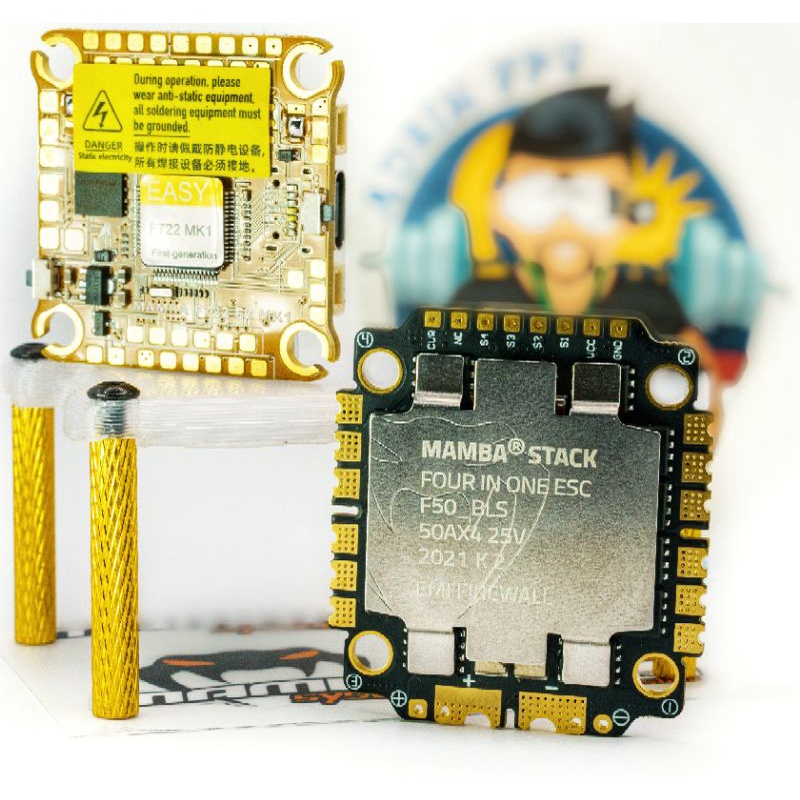 Diatone Mamba Easy F722 X8 MK1 Flight Controller and F50_BLS ESC ...