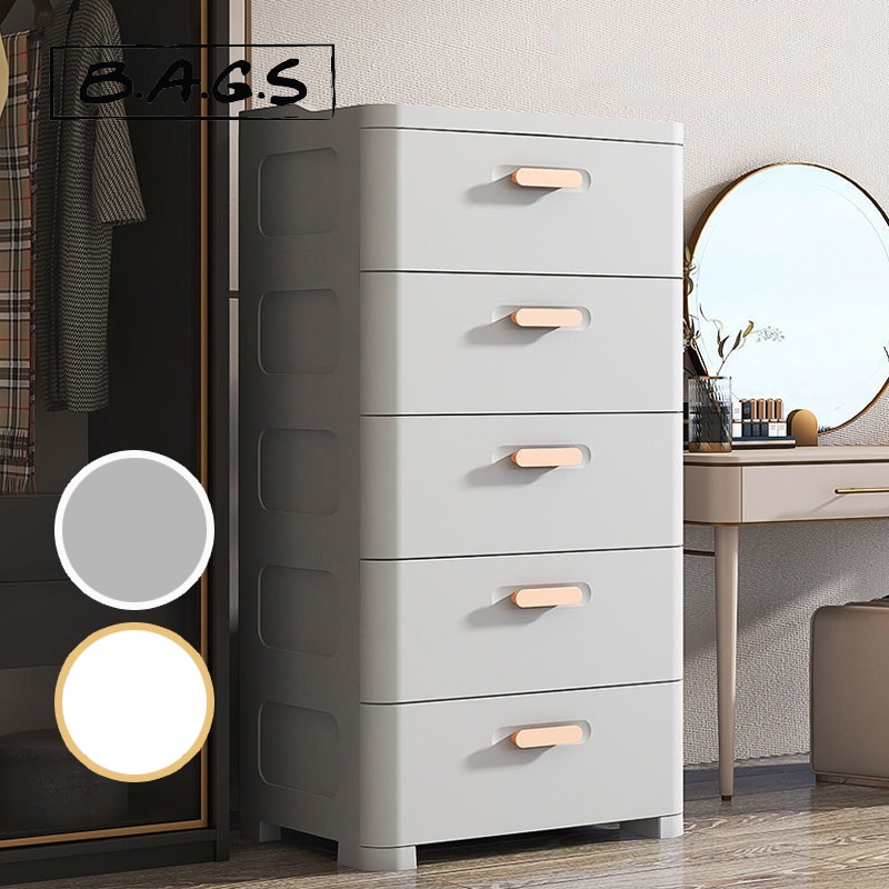 THEBAGS 5 Layers Cabinet Drawers Plastic Cabinet Multi Layer Clothes ...