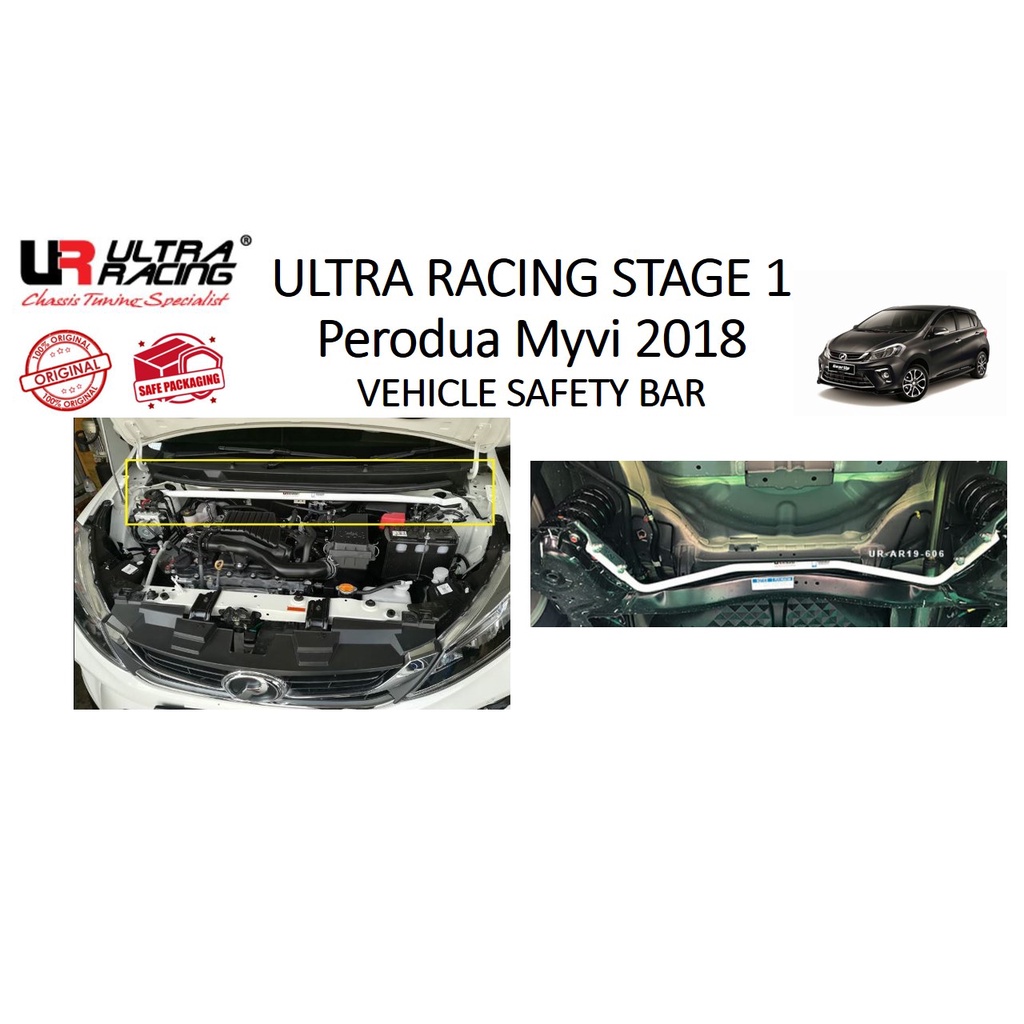 Perodua Myvi M800 2018 Ultra Racing Stage 1 Package Vehicle Safety Bar ...