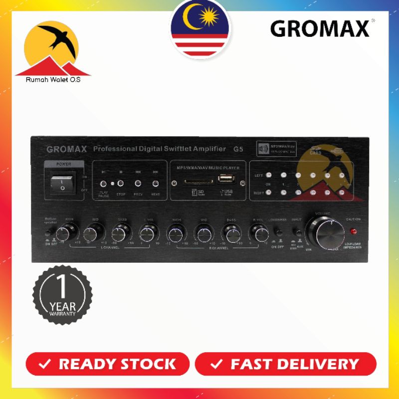 GROMAX G5 Amplifier For Swiftlets Farms Amplifier Khas Untuk Rumah ...