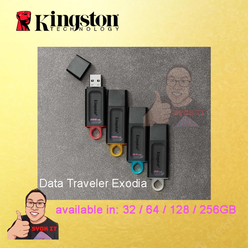 Kingston DataTraveler Exodia DTX USB 3.2 Flash Drive Thumb Drive Pendrive ( 256GB /128GB / 64GB ...