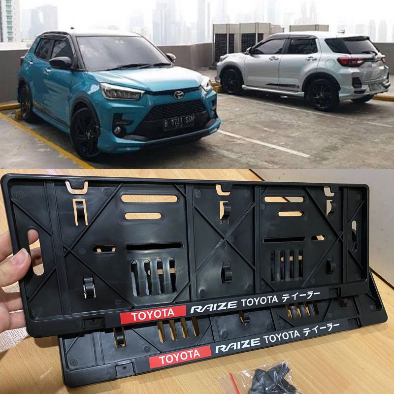 Japanese Toyota Raize JDM plate Frame | Shopee Malaysia