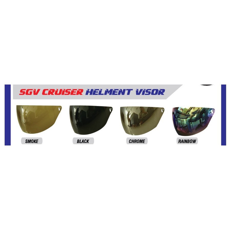 Ready stock SGV Cruiser helmet Visor | Shopee Malaysia