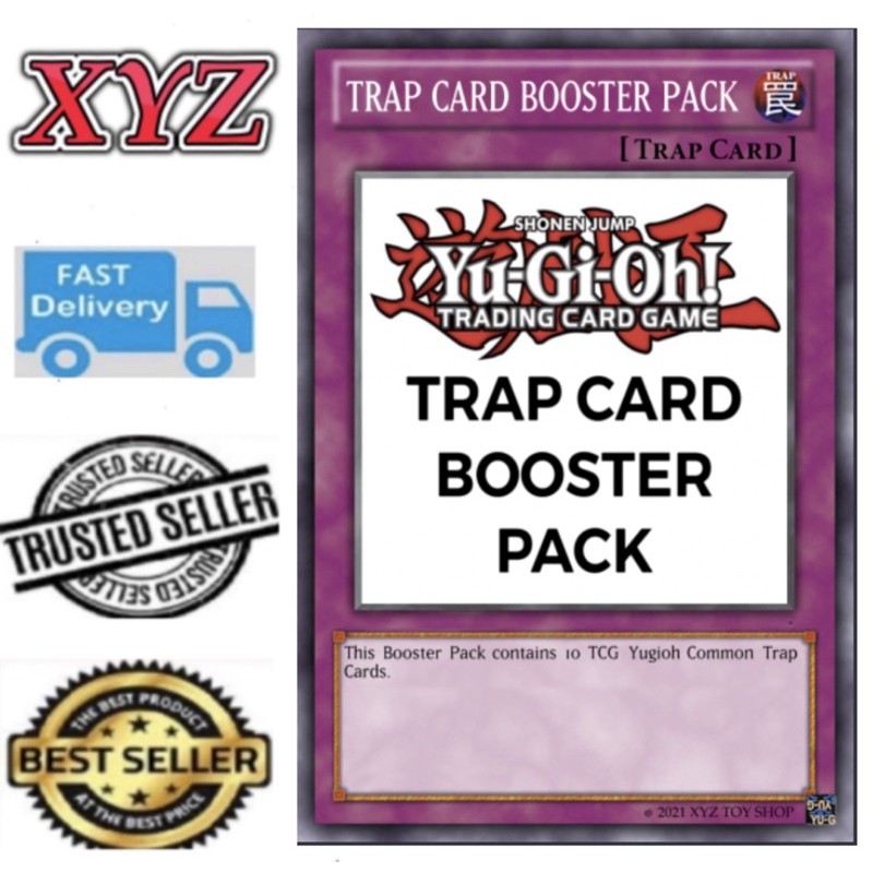 Yugioh TCG Original Konami TRAP CARD Booster Pack (100% Ready Stock ...
