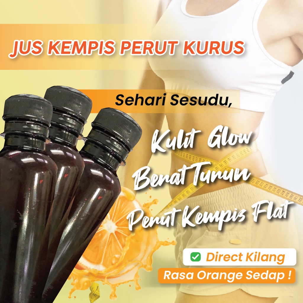 SLIMMING DETOX JUICE.150ML.JUS DETOX PERISA OREN.JUS KURUS | Shopee ...