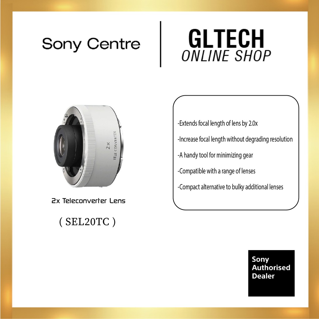 Sony [SEL20TC] 2x Teleconverter Lens | Shopee Malaysia