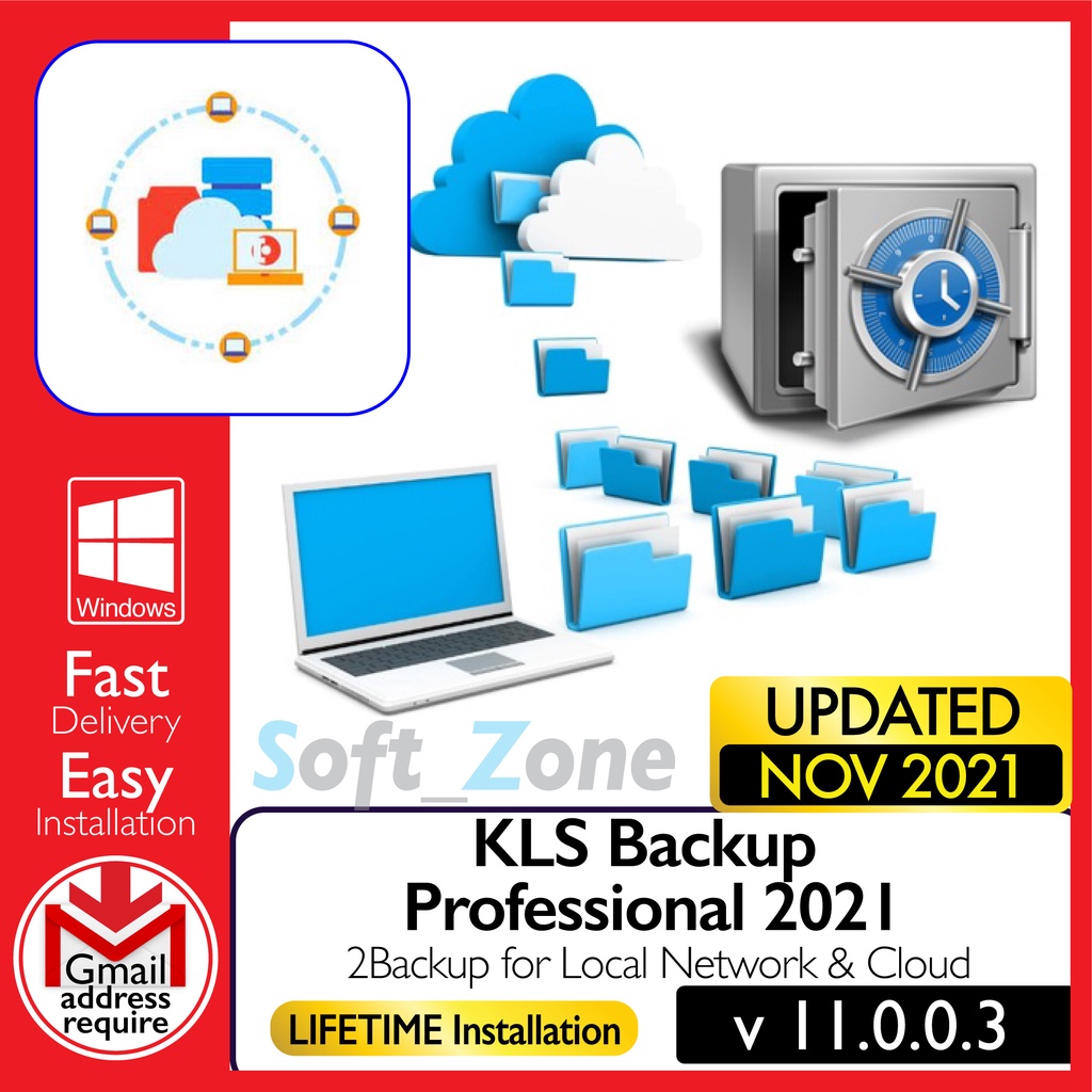 KLS Backup Professional 2021 v11.0.0.6 -Backup for Local Network & Cloud [WINDOWS x64] - Digital ...