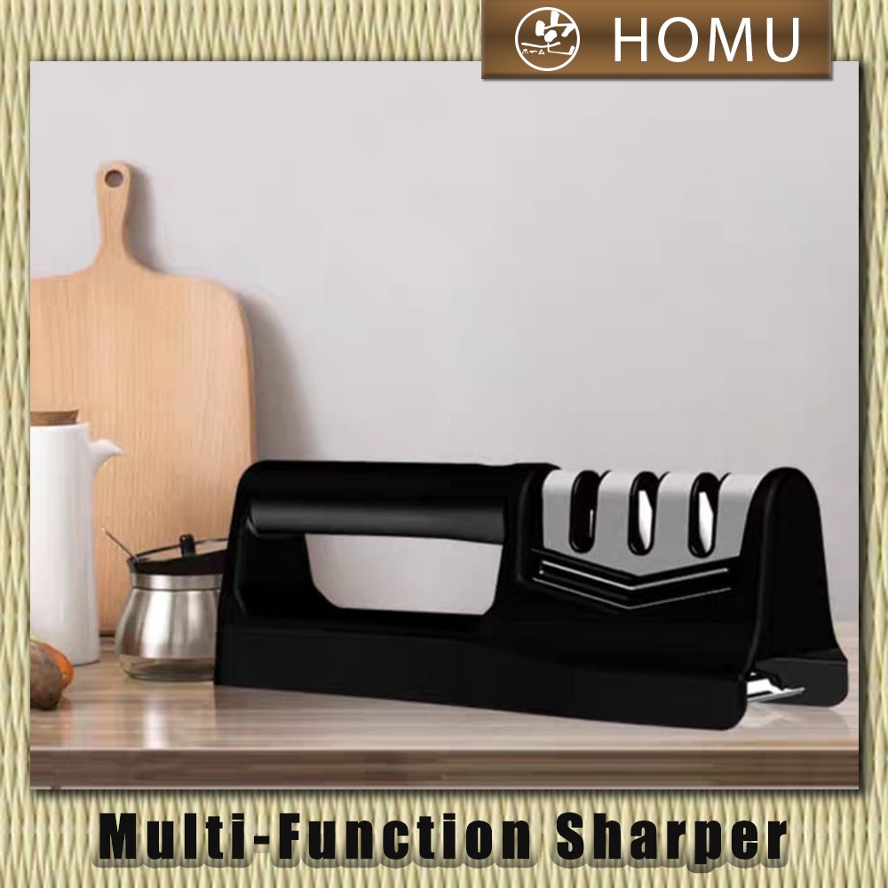 2 in 1 Multifunctional Knife Sharpener/Kitchen Easy Polish Knife Stone ...