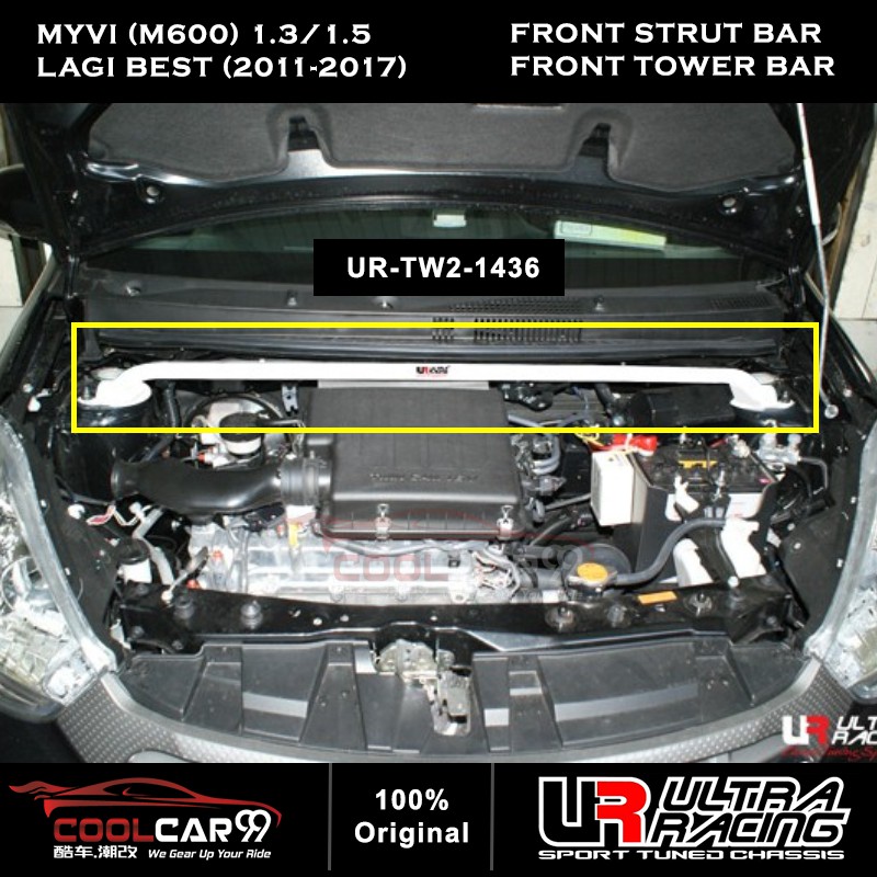 Ultra Racing Bar Perodua Myvi M600 Lagi Best 1.3 / 1.5 2011-2017 Safety ...