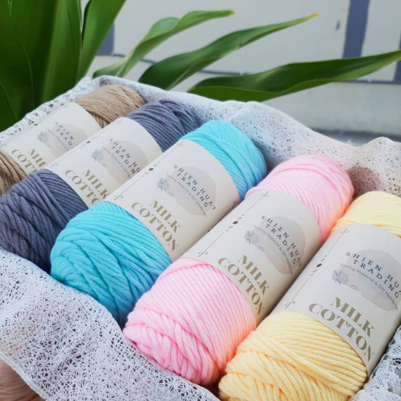 8ply Milk Cotton Yarn/ Tufting Yarn / Russian Punch Needle Yarn ...