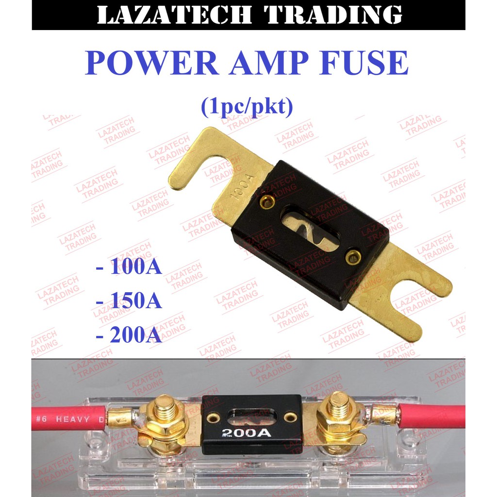 POWER AMP FUSE (100A / 150A / 200A) | Shopee Malaysia