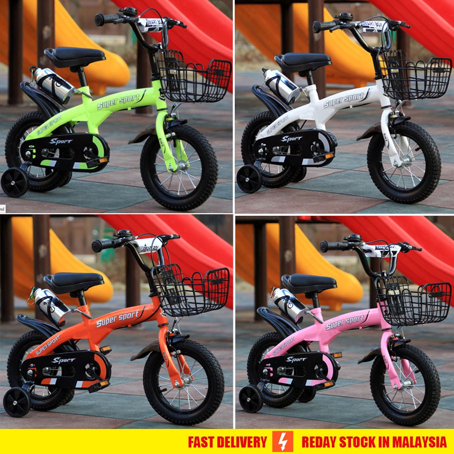 Ready Stock,High Quality 12/14/16/18 Inch Kids Bicycle Bike Kids ...