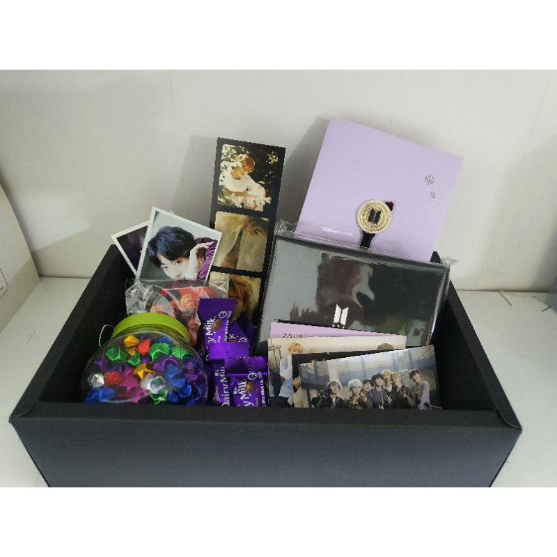 Surprise Gift Box Set with Handmade Card & Chocolate + FREE GIFT (KPOP ...