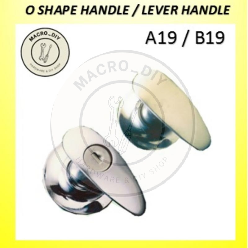 A19 B19 O-shape Handle Lock Electrical Panel Lock Metal Cabinet Lock ...