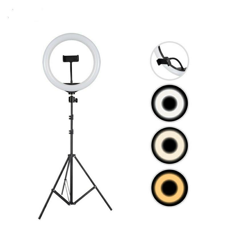 Lampu Bulat 26cm untuk Pencahayaan Video dan Gambar 26cm Ring Light and ...