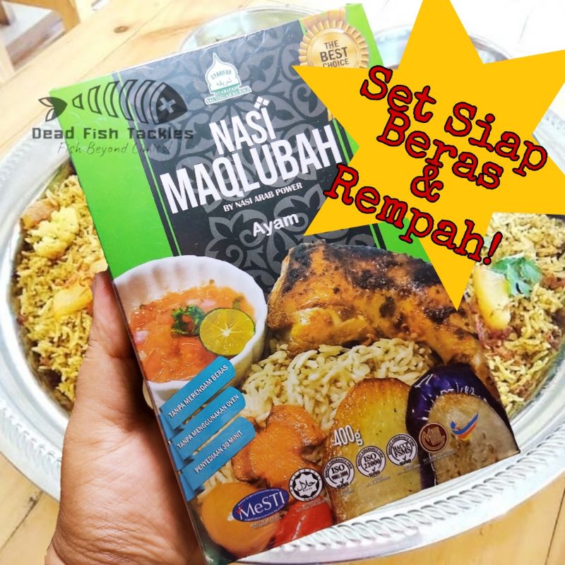 🔥Nasi Arab Mandy Maqlubah Kabsah Syarifah set Nasi Mandy / Kabsah ...