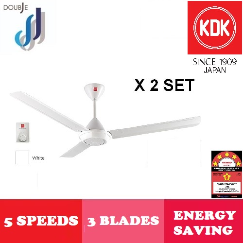 KDK / Milux Ceiling Fan 60" Regulator MCF-6001 (Twin Pack) | Shopee ...