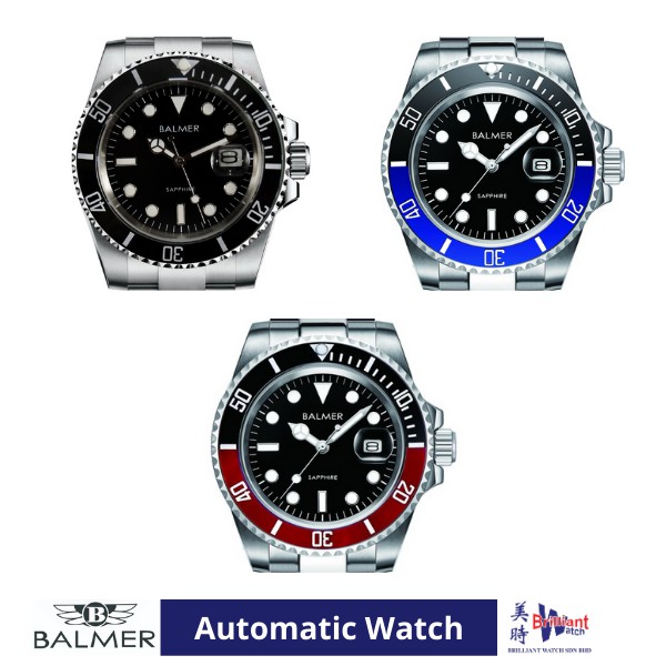 🔥 BEST BUY 🔥 BALMER Saphire Automatic Gents Watch 8136G | Shopee Malaysia
