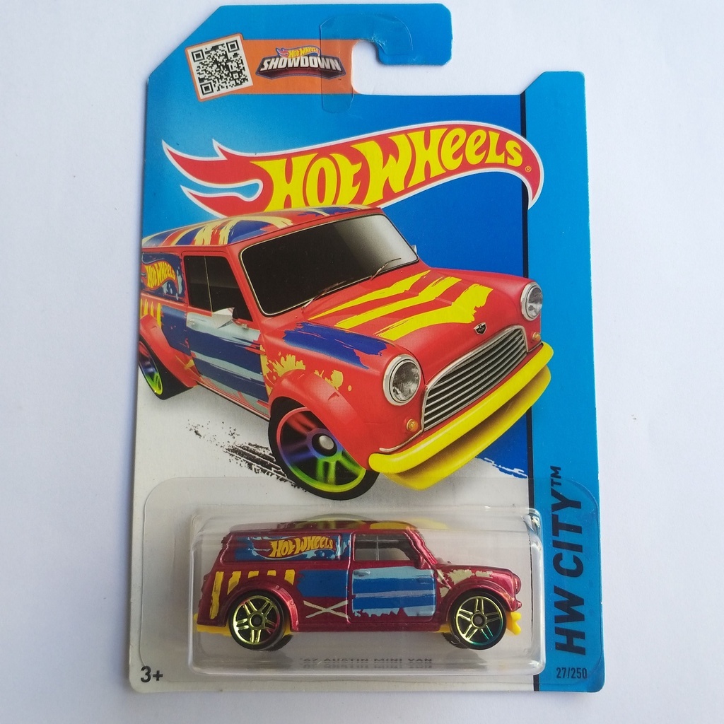Hot Wheels "67 Austin Mini Van | HW CITY | Red | 1:64 Scale | Mini ...