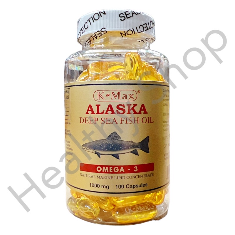 K-max Alaska Deep Sea Fish Oil Omega-3 (100's) | Shopee Malaysia