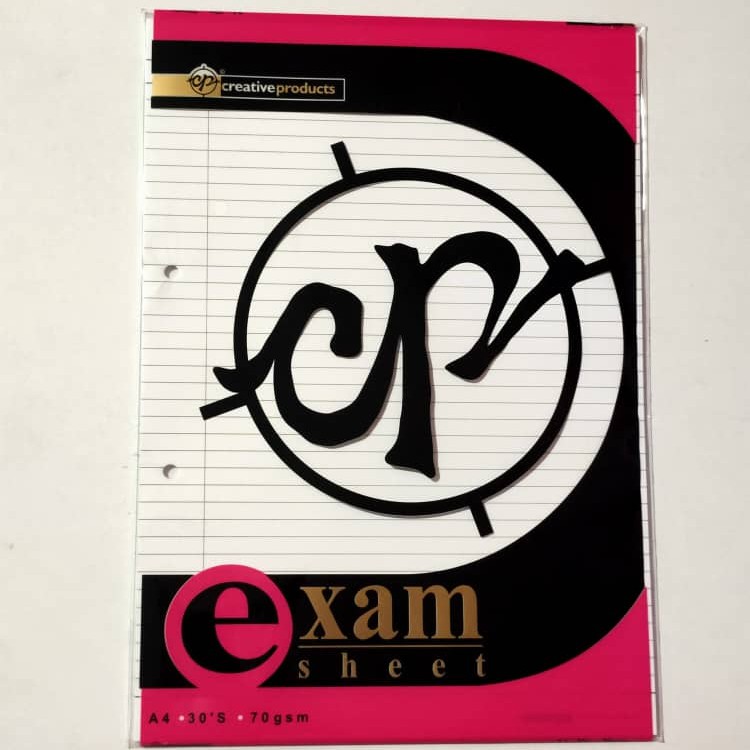 CP A4 Exam Sheet 30's/50's/70's/100's 70gsm (Price For 1 Pkt) | Shopee Malaysia