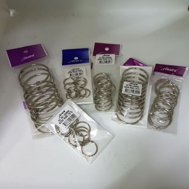 🍀READY STOCK🍀Card Ring book ring Binding ring loose leaf ring | Shopee ...