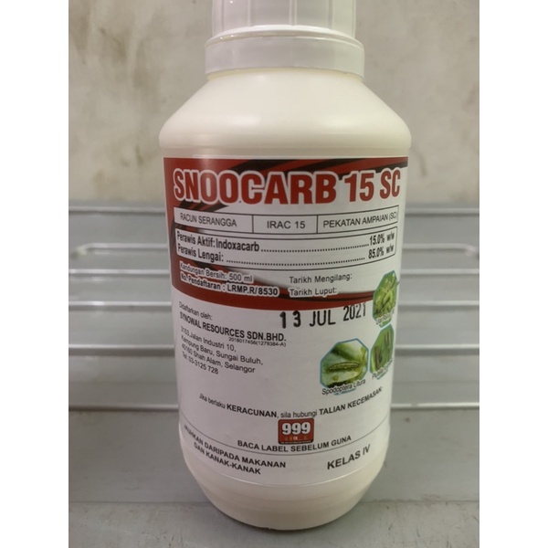 (Indoxacarb) SNOOCARB 15SC 500ml | Shopee Malaysia