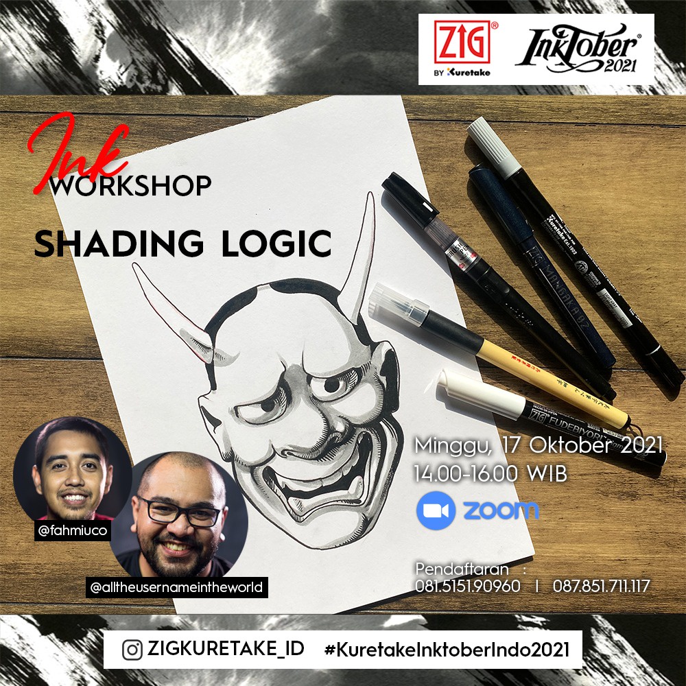 Shading LOGIC Online Workshop With fahmiuco & @alltheusernameintheworld | Shopee Malaysia