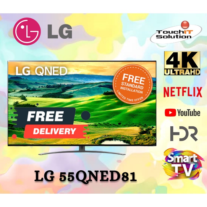 LG QNED81 55” 4K Smart QNED TV with AI ThinQ (2022) 55QNED81 | Shopee ...