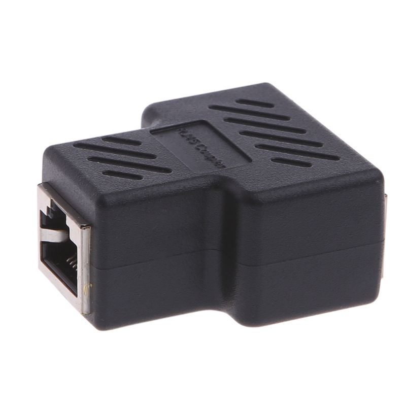 RJ45 Splitter Connectors Adapter 1 to 2 Ethernet Splitter Coupler ...