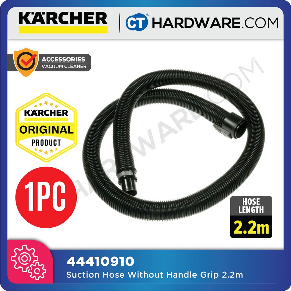 KARCHER 44410910 SUCTION HOSE WITHOUT HANDLE SUITABLE FOR WD2 | WD3 ...