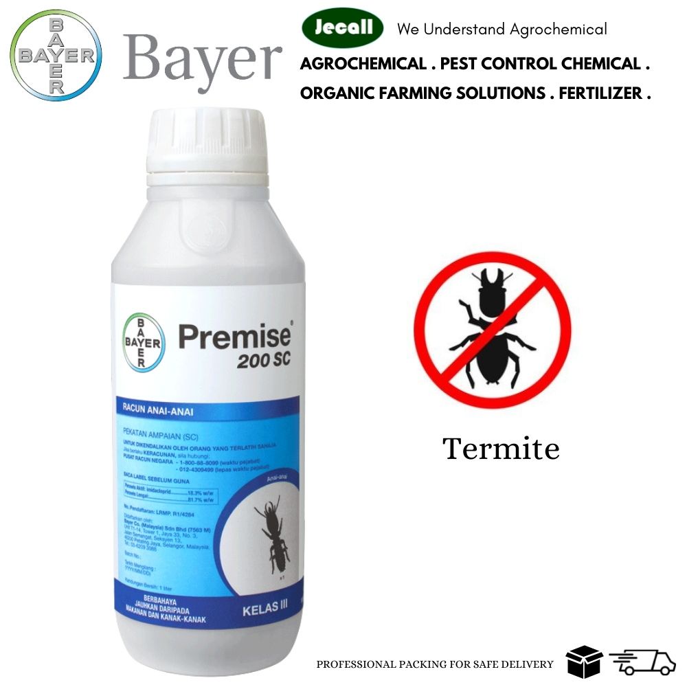 Bayer Premise® 200 SC Termite Control 1 Liter / Imidacloprid 18.3% w/w ...