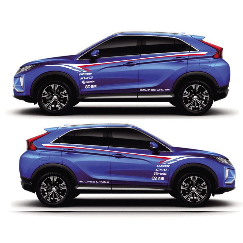 World Datong Car Sticker For Mitsubishi ECLIPSE CROSS Pajero Outlander ...