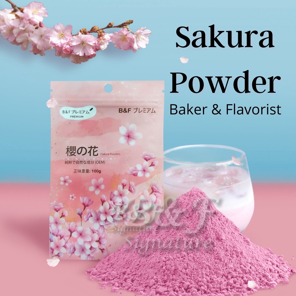 Sakura Powder Japan 100g 樱花粉 粉红 纯天然蔬果色粉 Fruit & vegetable food 紫薯粉 甜菜粉 ...