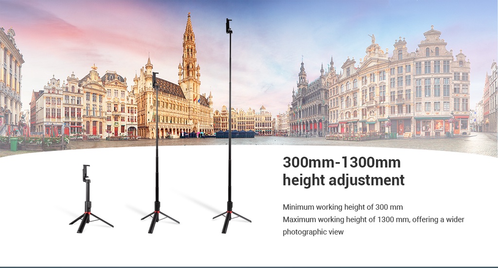 SmallRig 1.3m Mini Remote Control Tripod For Phone Vlog or Live ...