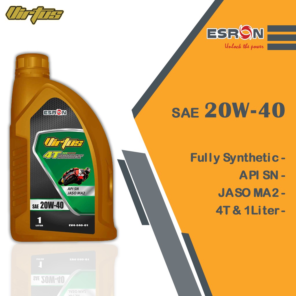 4T Engine Oil 20W-40 API SN Fully Synthetic Lubricants for Motorcycle ...
