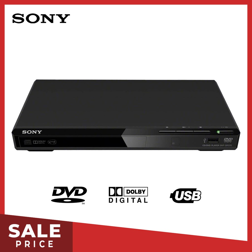 Sony DVP-SR370 DVD Player with USB Connectivity - Black | Shopee Malaysia