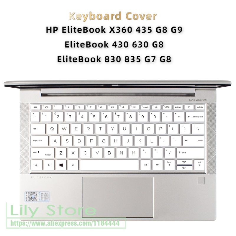 laptop Keyboard Cover for 13.3 inch HP EliteBook X360 435 G8 G9, 13.3 ...
