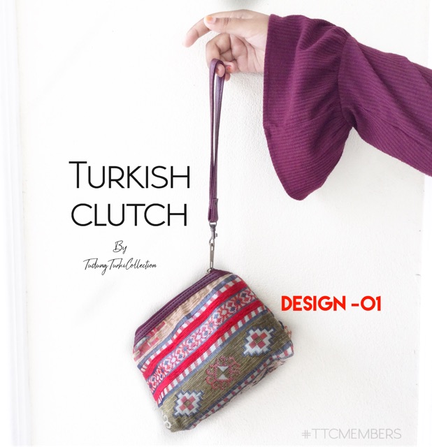 TURKISH CLUTCH! ORIGINAL FROM TURKEY. 💯% Made in Tukri 🇹🇷 | Shopee Malaysia