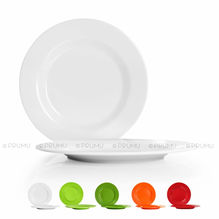 10 inch Melamine Dinner Plate - Flat Plate - Serving Plate, Golden ...