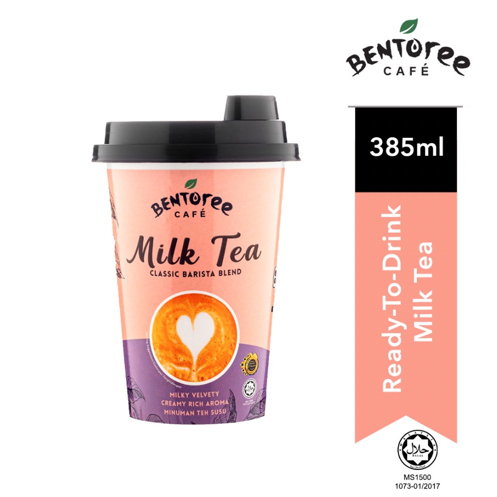 Bentoree Cafe Milk Tea Ready To Drink Tea Beverages 385ml Milk Tea ...