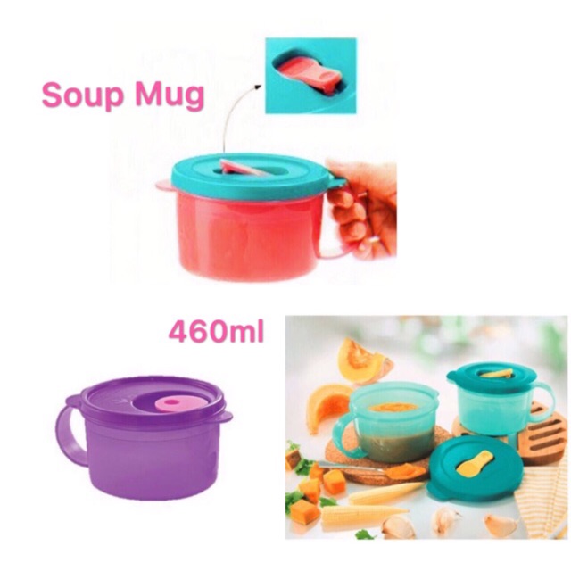 Tupperware Microwaveable Soup Mug (460ml) | Shopee Malaysia