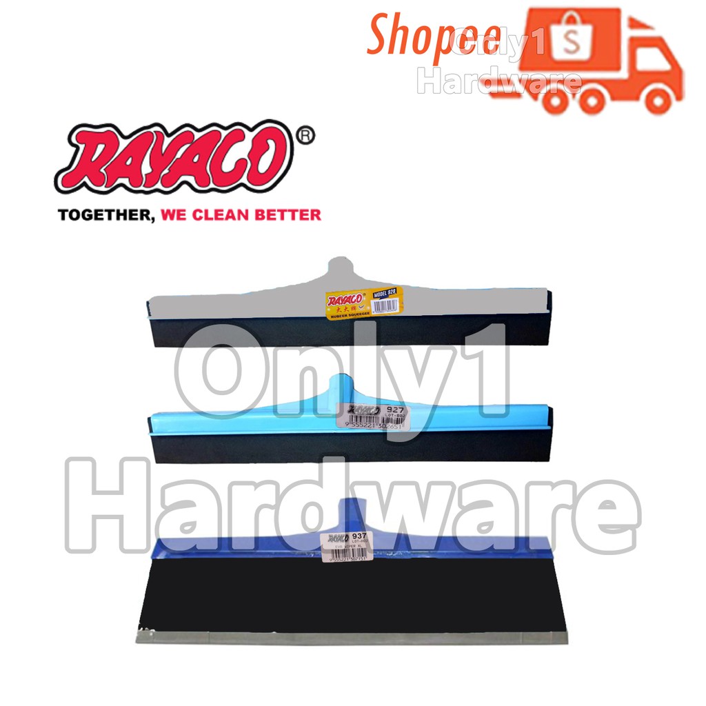 17" WATER SQUEEGEE FLOOR SQUEEGEE WATER PUSHER SWEEPER 928 RUBBER 927 ...