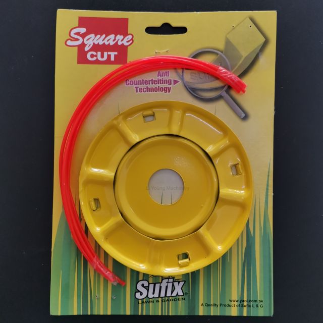 Heavy Duty SUFIX Brush Cutter Nylon Plate / Grass Trimer Cutting Disc ...