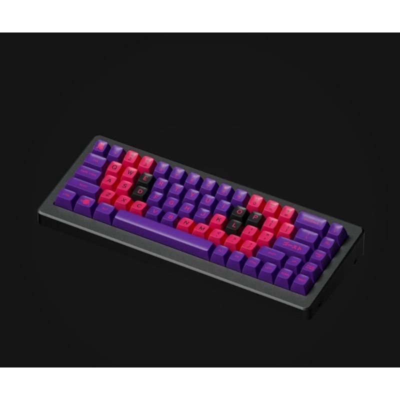 MelGeek MG Ghost Pokemon Gengar Evolution ABS Doubleshot Keycap Set ...