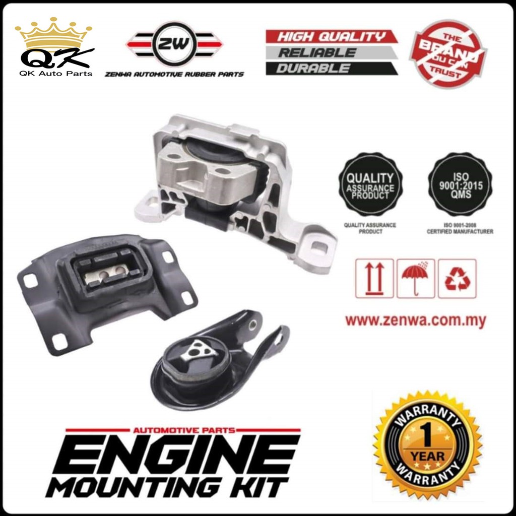 MAZDA 3 (2.0CC) / MAZDA 5 (2.0cc) AUTO ENGINE MOUNTING KIT SET (ZW ...