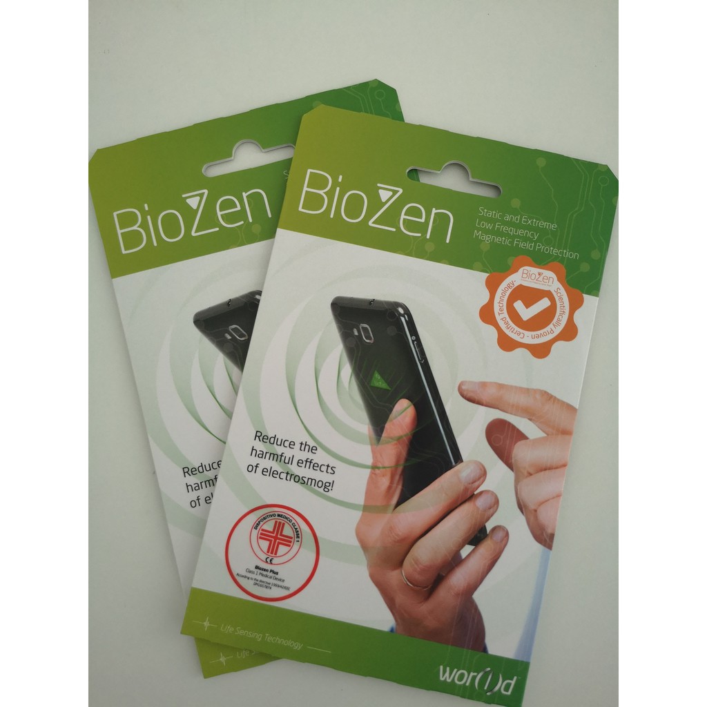 BioZen reduce electrosmog (radiation) shield sticker chips medical ...