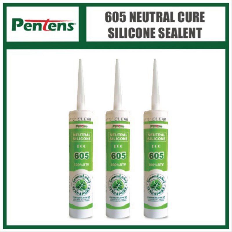 PENTENS 605 Neutral Cure Silicone Sealant 300ml 中性胶水 | Shopee Malaysia